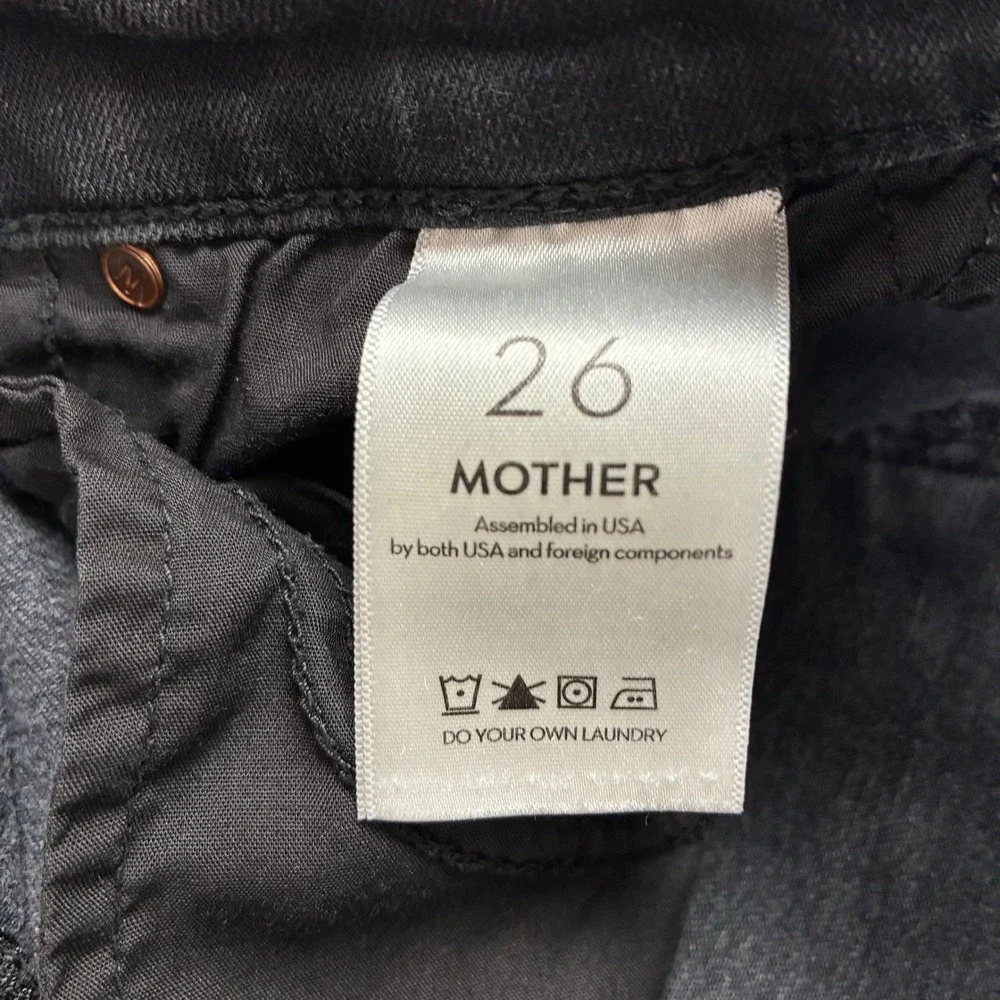 MOTHER | Jeans | Mother Jeans Insider Crop Frayed Leg High Rise 26 ...